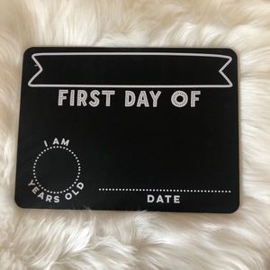 Party Supplies | First Last Day Chalkboard Milestone School Sign | Poshmark